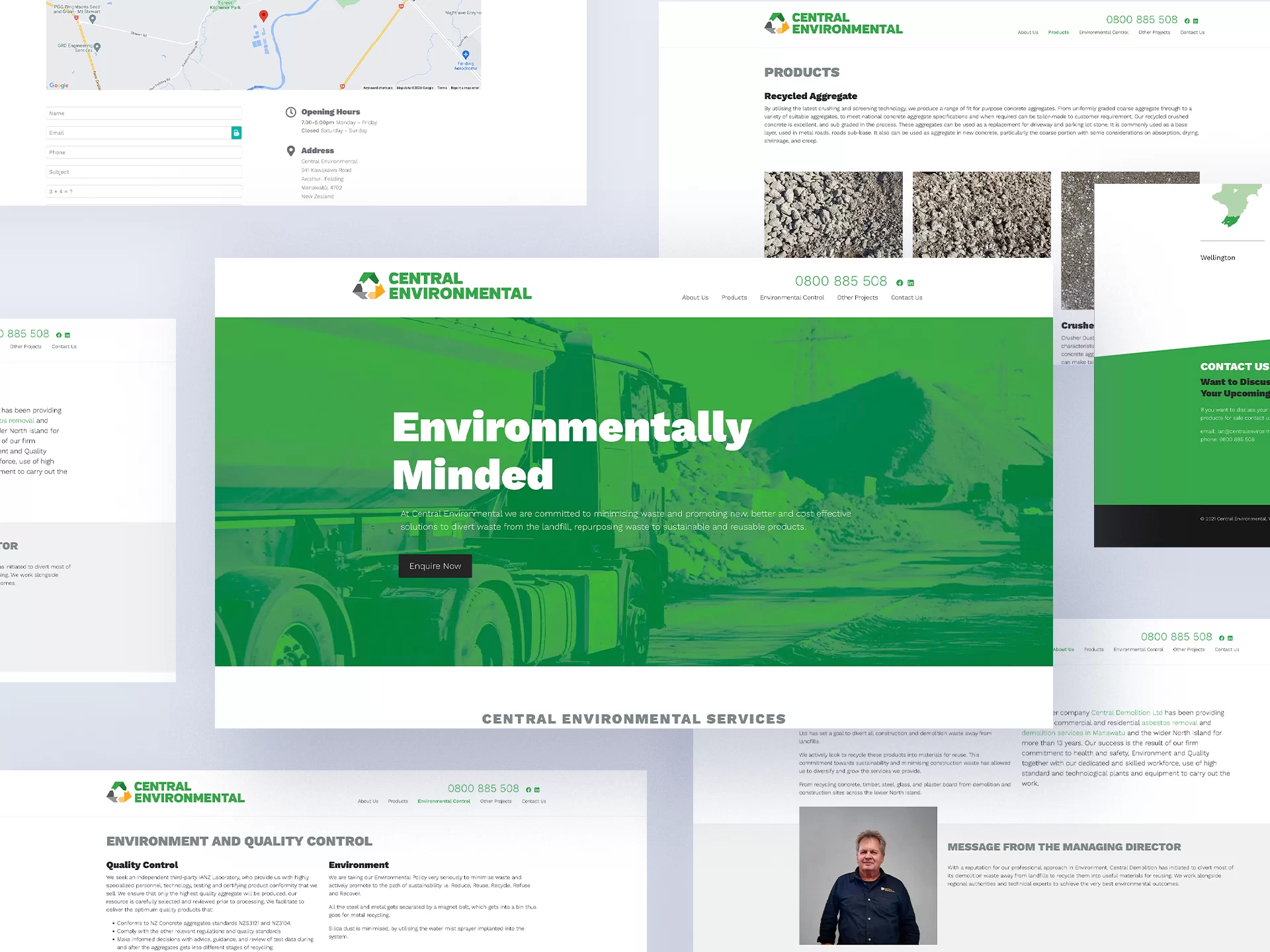 Central Environmental Website - GSA Design